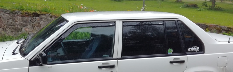 Volvo 960 940 V90 vm. 90-98 tuulenohjaimet etu- ja takasivuikkoihin ...